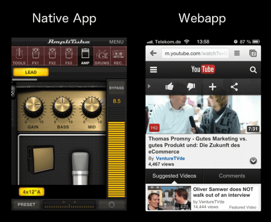 Native Apps vs. Webapps | OnlineMarketing.de