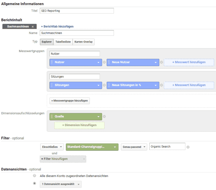 Google Analytics Hands-On: Personalisierte Berichte erstellen | OnlineMarketing.de
