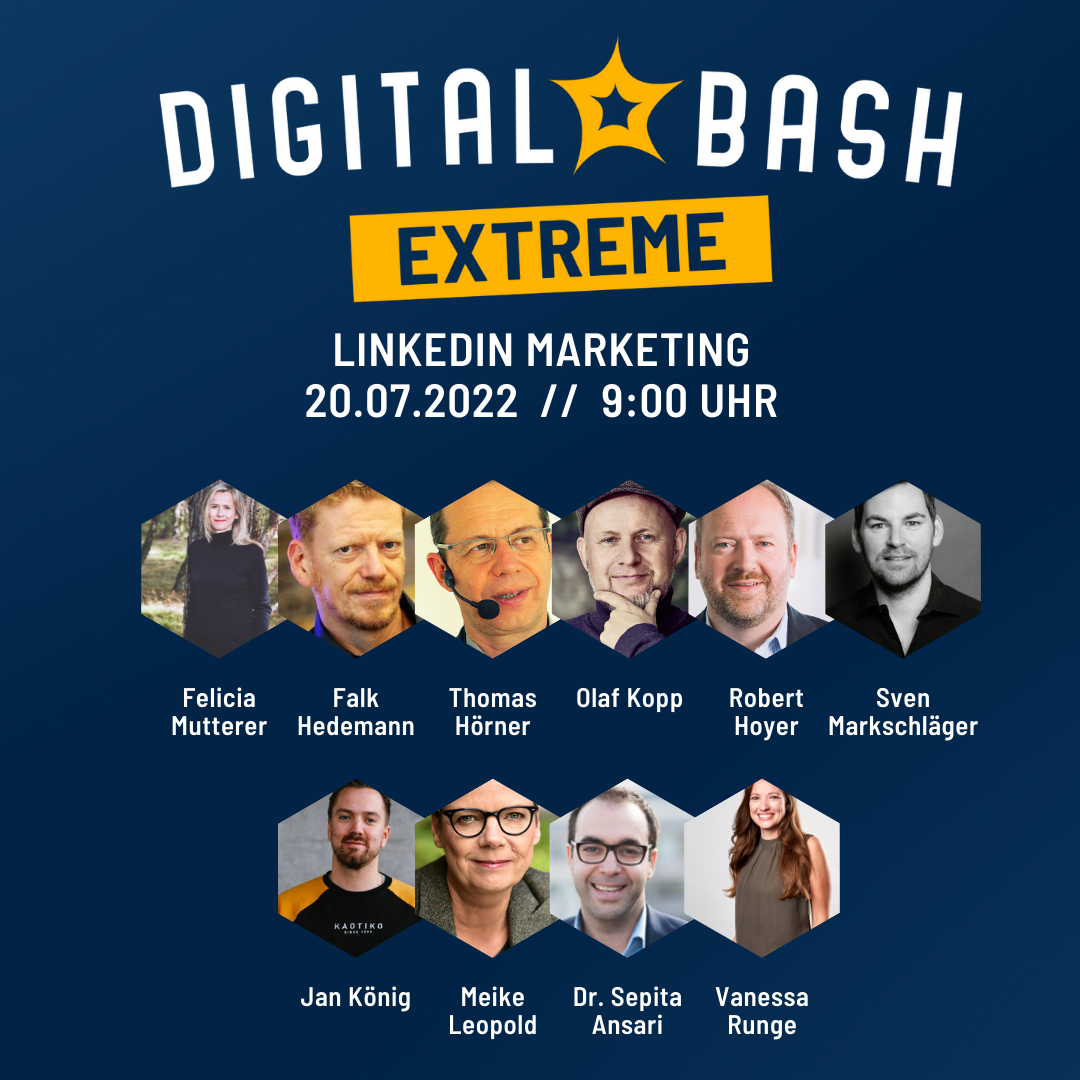 Digital Bash EXTREME – LinkedIn Marketing | OnlineMarketing.de